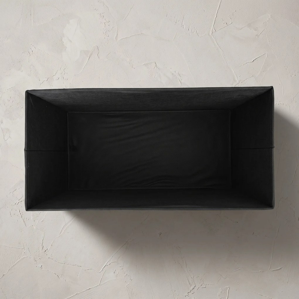 Obdélníková taburetka s úložným prostorem, velurová, skládací, 76 × 38 × 38 cm, béžová