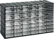 Modulová skříňka se zásuvkami, 382 x 148 x 230 mm, 48 zásuvek