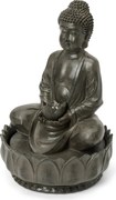 Tchibo - Zahradní fontána Buddha - barva: šedá