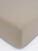 MK Lůžkoviny Jersey prostěradlo Classic 120 x 200 cm – šedohnědá