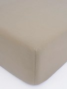 MK Lůžkoviny Jersey prostěradlo Classic 140 x 200 cm – šedohnědá