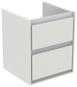 Ideal Standard Connect Air - Umyvadlová skříňka 43x40x52 cm, lesklý bílý/matný bílý lak E1608B2