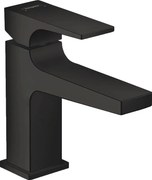 Hansgrohe Metropol, umyvadlová baterie 100 s výpustí Push-Open, černá matná, 32500670