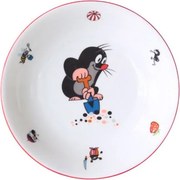Talíř dětský hluboký, Thun, Krteček a rýč, 20 cm