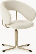 Čalouněné otočné křeslo's područkami Darien
