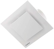 Sapho Tecto - Stropní ventilátor axiální s časovačem, 20 W, potrubí 100 mm, bílá TC202