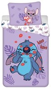 Jerry Fabrics Povlečení Lilo a Stitch Kiss 140x200,70x90 cm