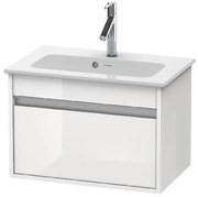 Duravit Ketho - Umyvadlová skříňka Compact 41x60x39 cm, 1 zásuvka, lesklá bílá KT642202222