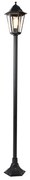 Chytrá venkovní stojací lampa černá 170 cm vč. WiFi ST64 - New Orleans