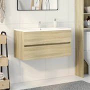 Skříňka Pod Umyvadlo Dub Sonoma 90 X 38,5 X 45 Cm Dřevotříska