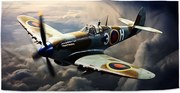 Sablio Ručník Stíhačka Spitfire - 50x100 cm