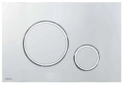Alca Thin - Ovládání splachování, chrom mat/chrom lesk M772