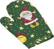 Bellatex Kuchyňská chňapka 28x18 cm Motiv vánoční zelená