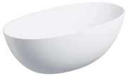 OMNIRES Shell - Volně stojící vana, 148x75 cm, matná bílá SHELL148WWBM