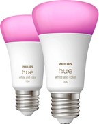 Philips Hue Smart žárovka White&Color 1100 E27 A60 11W 1055lm 2000-6500K 2ks