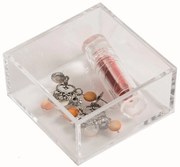 Organizér Compactor Crystal, transparentní, malý - 20 x 20 x 5 cm
