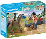 Stavebnice playmobil 71357 farář ben a achilles