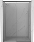 Mexen Rox, posuvné sprchové dveře 150 cm, 8mm čiré sklo, grafitový profil, 8C2-150-000-95-00