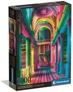 Clementoni - Puzzle 1000 Colorboom Atheneum