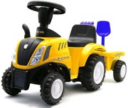 Baby mix new holland - traktor s vlečkou a nářadím žluté
