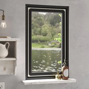Magnetická okenní síť proti hmyzu bílá 80 x 140 cm 153847