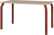 Jídelní stůl s deskou v dubovém dekoru 80x140 cm Meko – noo.ma