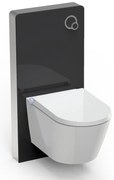WC Set 7: Sprchovací toaleta Basic 1102Kompletní systém a sanitární modul 805 Černá