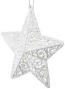 Plastová vánoční ozdoba 11,5 cm Star – Dakls