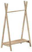 Dětský věšák z dubového dřeva v přírodní barvě 74x132 cm Forrest – Vipack