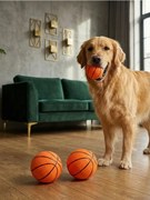 Sinsay - Sada míčků pro psa s motivem basketbalového míče – 3 ks - oranžová