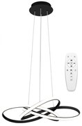 Toolight Moderní závěsné osvětlení LED Lamp APP814-CP Node Black