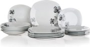 Porcelánová sada talířů FLOREA 18 ks