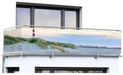 Plastová balkonová zástěna 500x85 cm North Sea Coast – Maximex
