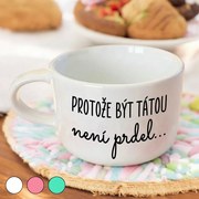 Ahome CZ Hrnek makronka - Protože být tátou není prdel Vyberte barvu: Bílá