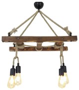 Hnědé závěsné svítidlo Halat – Opviq lights
