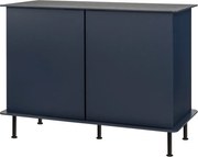 Tmavě modrá komoda s dírou na kabely 120x88x50 cm Suumo – noo.ma