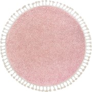 Kusový koberec Berber 9000 pink kruh, 120x120 (priemer) kruh, ružová, obývacia izba, Dywany Łuszczów