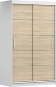IDZ Šatní skříň NEOMI 06, 120 cm Barva dřeva: Bílá + Sonoma