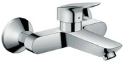 Hansgrohe Logis, páková umyvadlová baterie pro montáž na zeď, chromová, HAN-71225000