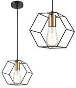 Toolight Závěsné svítidlo s APP1131-1CP Black/gold