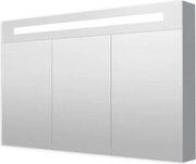 Zrcadlová skříň 120 cm s LED osvětlením, 3 dveře, zásvuka+vypínač, IP44 GALZS120LED