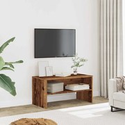 TV stolek old wood 80 x 40 x 40 cm kompozitní dřevo