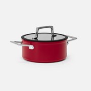 Fabini Hrnec Meda 4.0, ø 20 cm (2,4 l) - Nepřilnavý hrnec s keramickým povrchem s poklicí, vínový