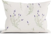 MK Lůžkoviny Bavlněný povlak na polštář Renforcé 50 x 70 cm - Levandule 02