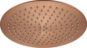 Rea Rea, kulatá dešťová sprchová hlavice, JS-P014BRG, 30cm, měděná matná, REA-P8605