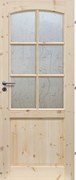 Interiérové dveře Radex LANDHAUS 6002/SP6-B Šířka dveří: 60 cm, Otvírání dvěří: Pravé