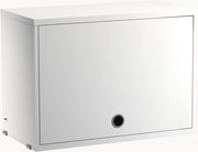 Skříňka pro modulární regálový systém's výklopnými dveřmi String System