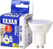 TESLA LED žárovka, GU10, 7 W, 560 lm, 3 000 K