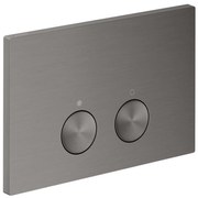 Axor FlushPlate - Ovládání splachování, kartáčovaný černý chrom 42530340