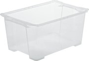 Regalux Úložný box, 58,3 × 39,2 × 27,7 cm, 44 l, transparentní